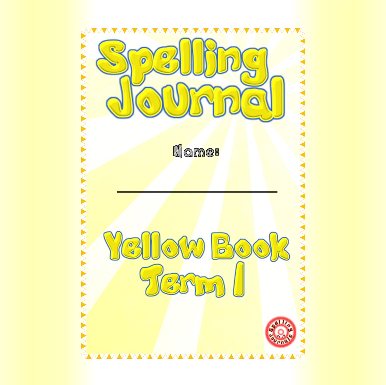 High Frequency Words - Term 1 - Spelling Journals
